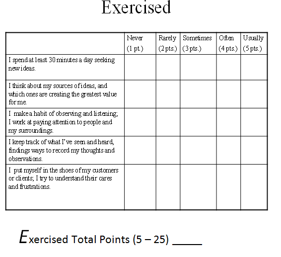 Are You an Idea Person?