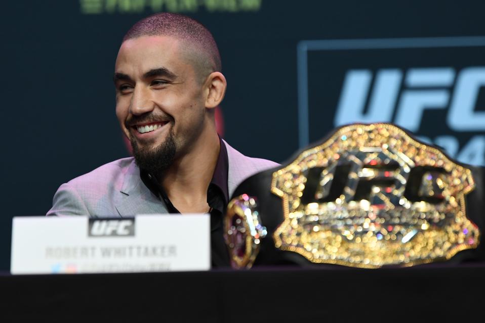 UFC Middleweight Champion Robert Whittaker Sends…