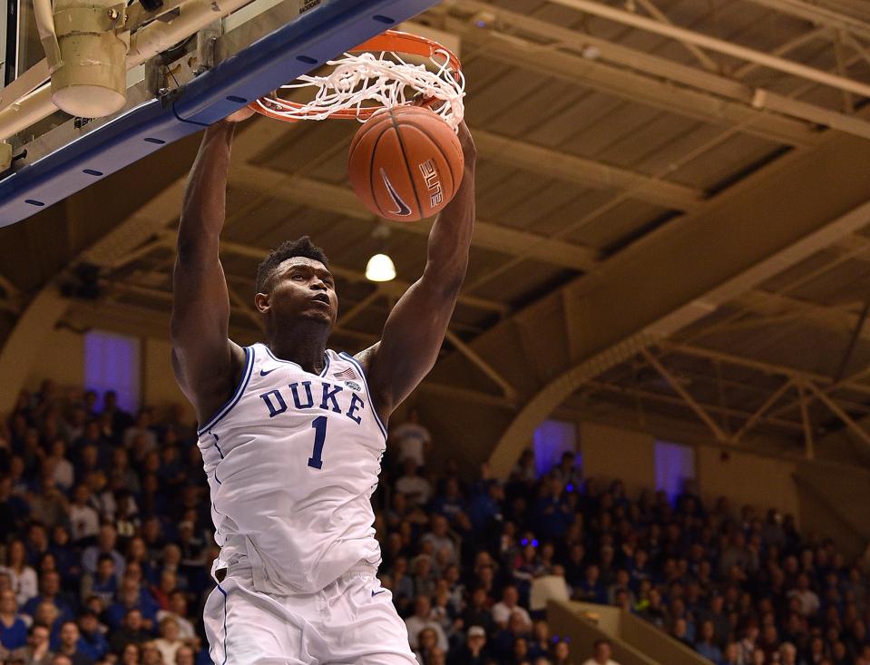 How Zion Williamson Has Helped Duke Dominate College Sports On Twitter ...