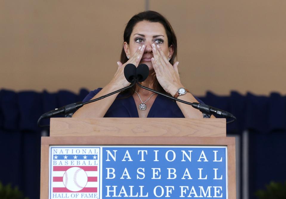 With The Support Of Her Hall Of Fame Family, Brandy Halladay Crafts A ...