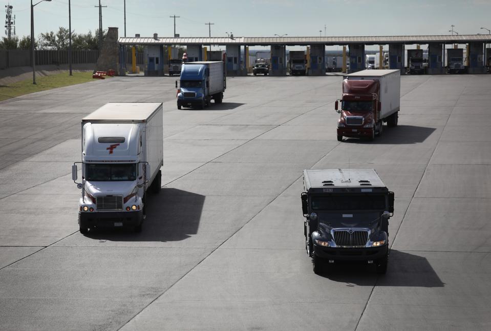 List of Top 10 Border Crossings For Trade Starts With Laredo, Includes ...