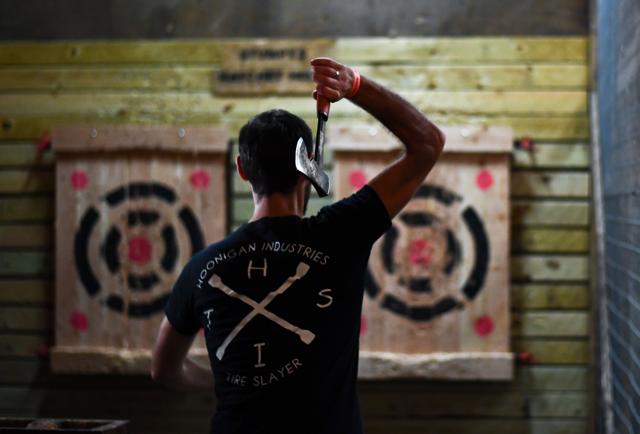 Axe-Throwing Bars Are A Hot Trend, Despite What You Think Could Go Wrong