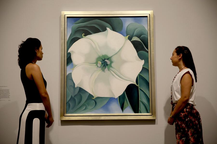 Georgia O'Keeffe Holds The Auction Record For A Female Artist. When...