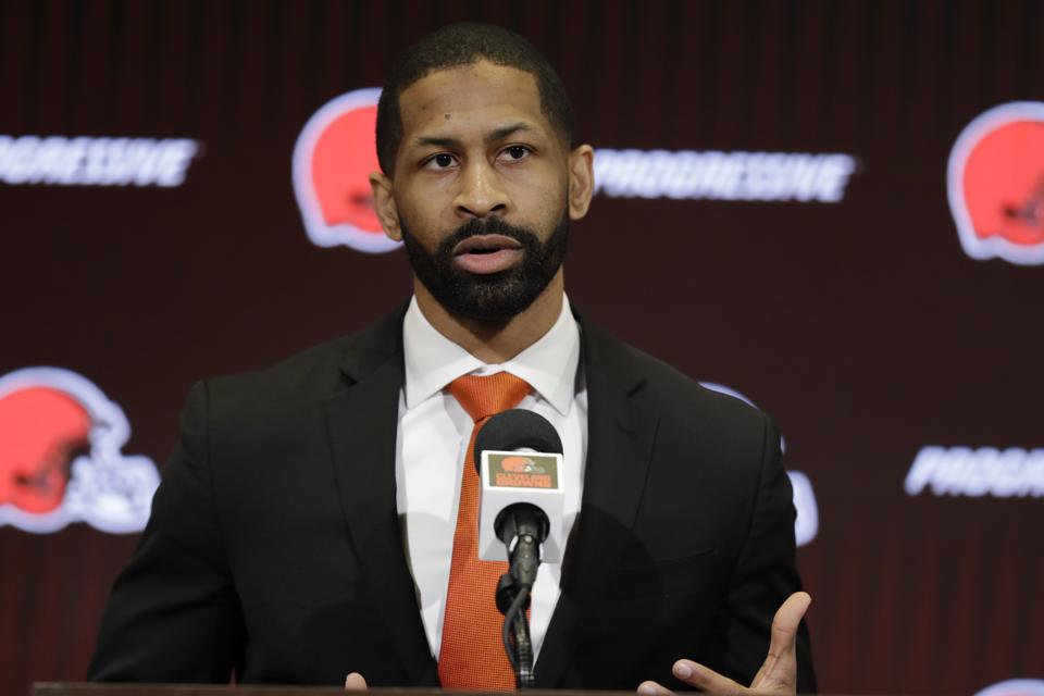 New Cleveland Browns GM Andrew Berry Hits The Ground Running