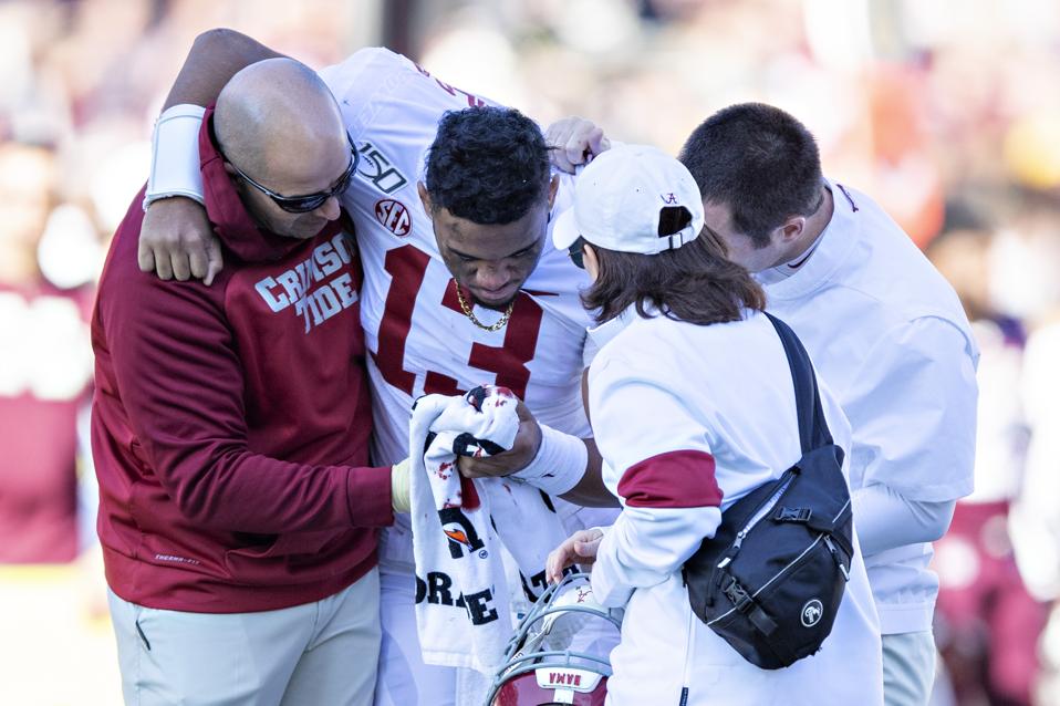 Alabama QB Tagovailoa Out For The Season, Here Is His Injury