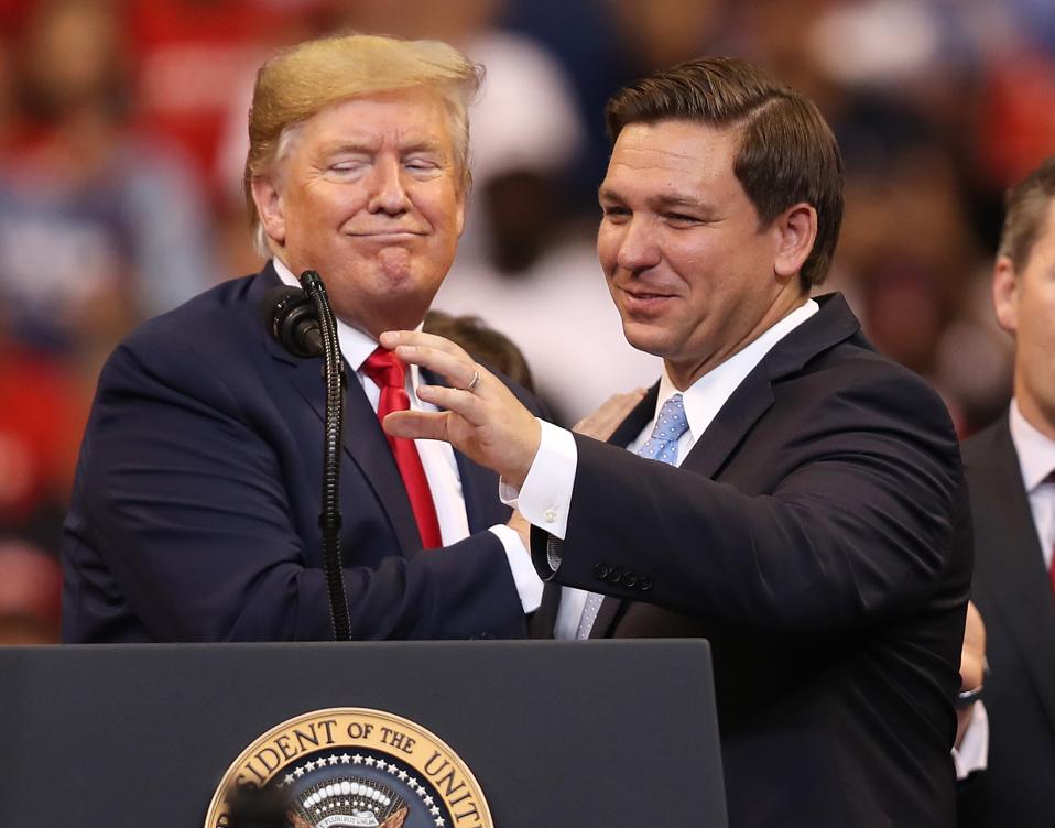 Trump Breaks With DeSantis, Says Florida In A ‘Tough Position’ As ICUs Run Out Of Space