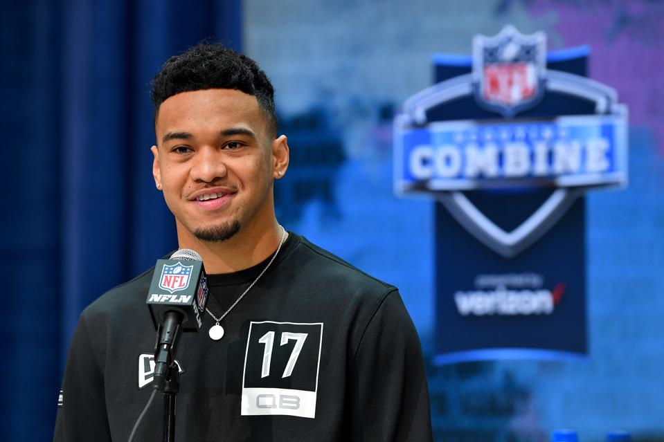 Tua Tagovailoa Happy To Talk About Hands Instead Of Hip At NFL Combine