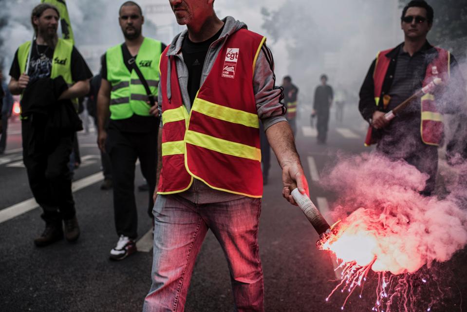 French Labor Reforms Incite Strikes Days Before Euro2016 Soccer Kicks Off