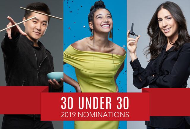 30 Under 30 2018 Nominations