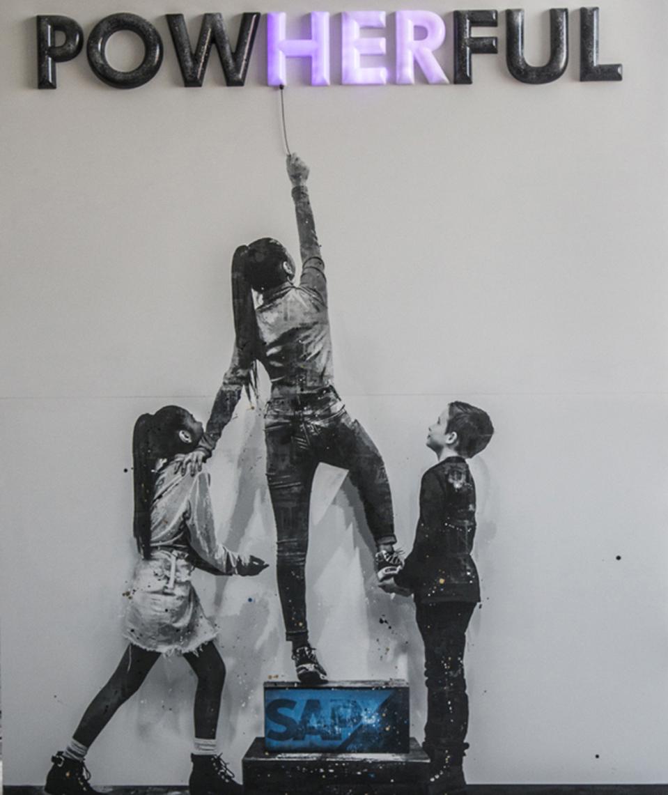 Corporate Art Has A “Powherful” Purpose: Be Disruptive In A Good Way
