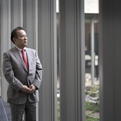 Kazuo Okada & family