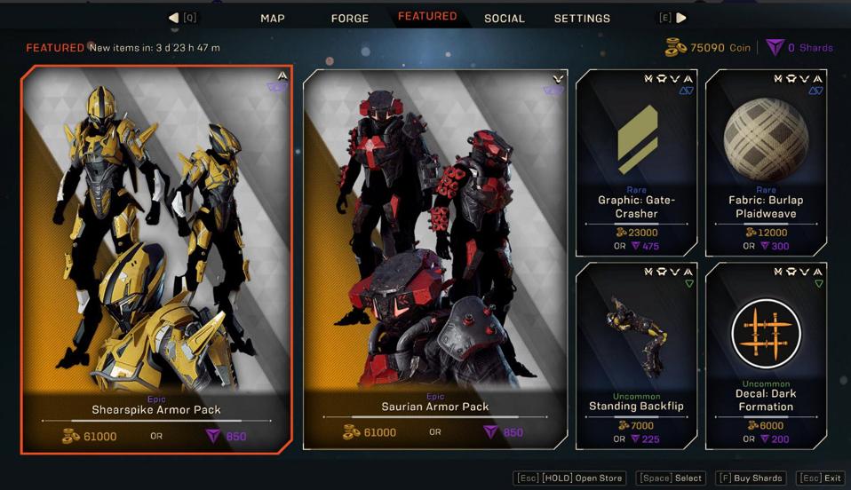 'Anthem' Has The Best Designed Armor In Loot Shooters, But It's Wasting It