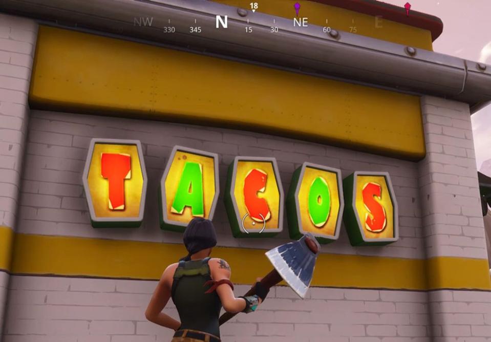 'Fortnite' Fortbyte #77 Location: Found Within A Track-Side Taco Shop