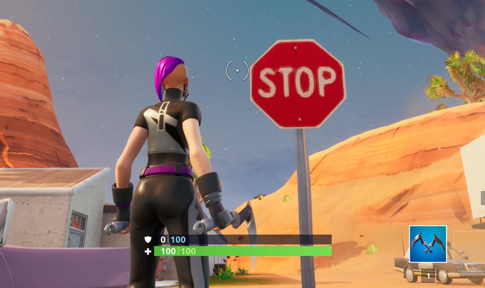 ‘Fortnite’ Stop Sign Locations: Where To Destroy Stop Signs With The ...