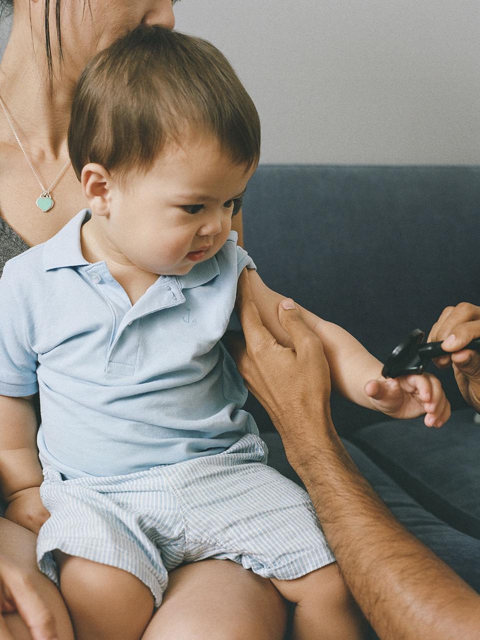 New Weapon Against Anti-Vaxxers: Smiling Kids Getting Shots