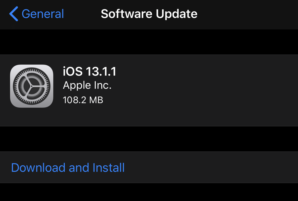 Apple iOS 13.1.1 Now Live: Surprise Update With Vital Improvements