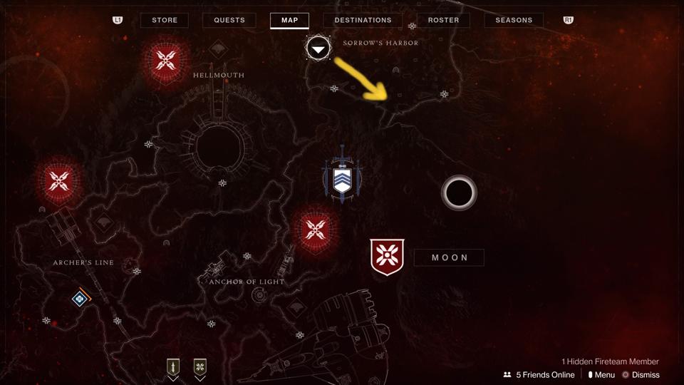 Destiny 2: Shadowkeep’s Lunar Battlegrounds Captive Cord Location For ...
