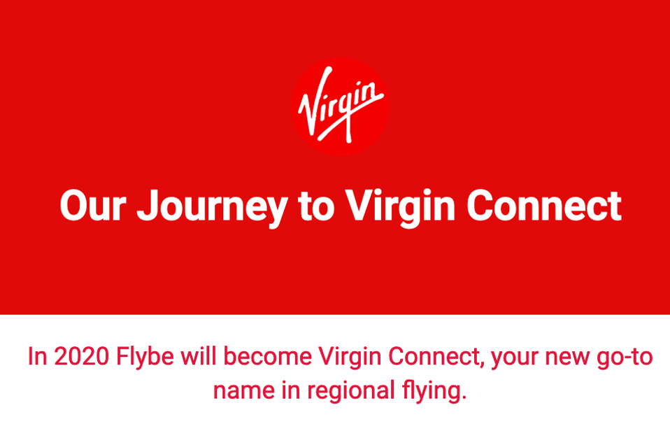 British Airline Flybe Will Become Virgin Connect In 2020