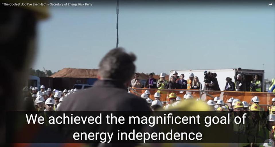 Rick Perry Claims U.S. Achieved Energy Independence On His Watch