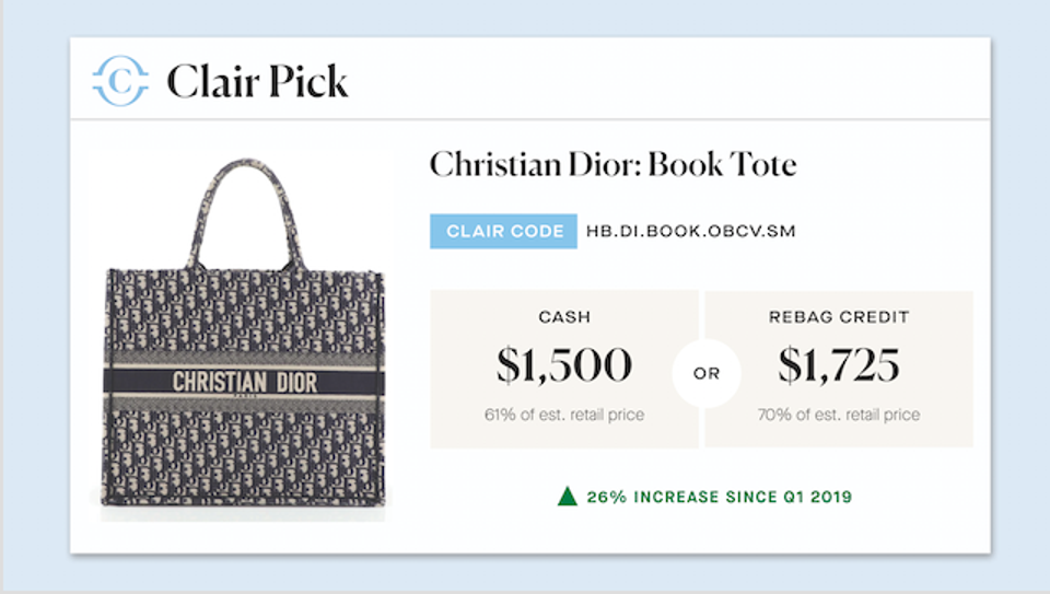 Rebag Introduces Clair, An Instant Evaluation Tool For The Luxury ...