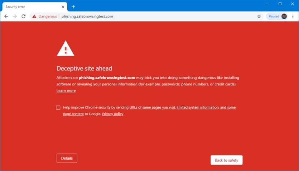 Google Chrome Adds Real-Time Warnings For Phishing Attacks