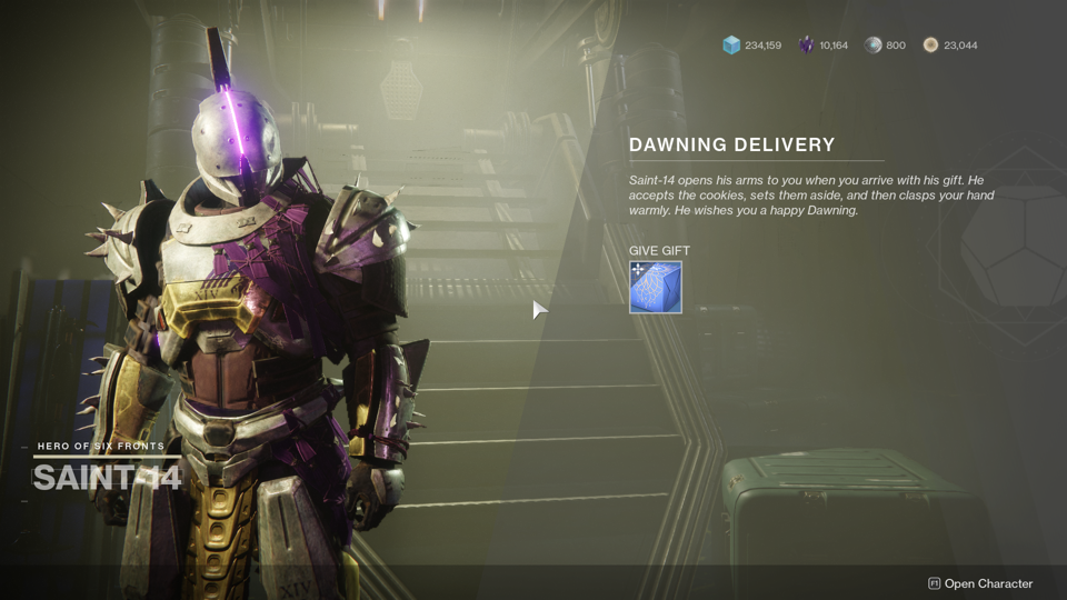 ‘Destiny 2’ Surprise: Saint-14 Has Arrived At The Tower, Go See Him Now ...