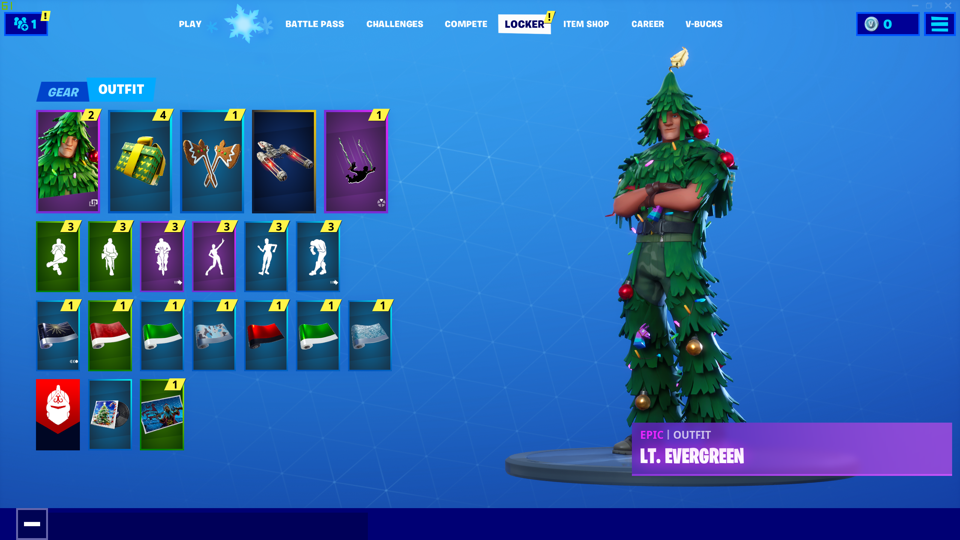 How To Get The Free Lt. Evergreen Christmas Skin In ‘Fortnite’