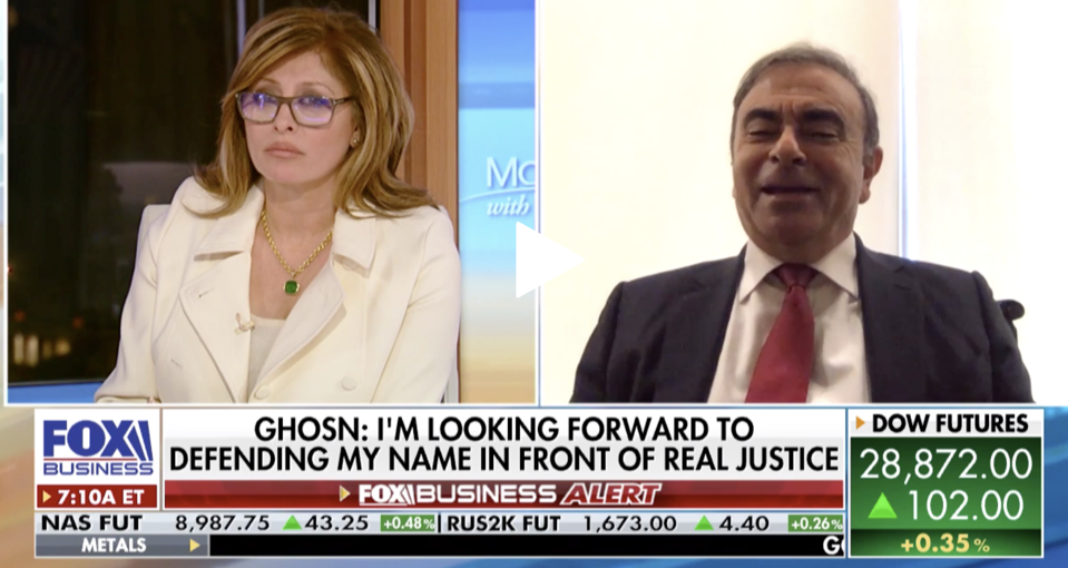 Carlos Ghosn: “I was not in a musical box”