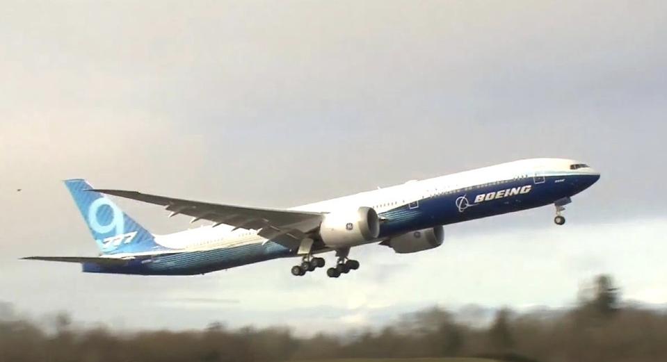 First Flight: Boeing’s 777x Finally Takes To The Skies On Its Maiden Flight