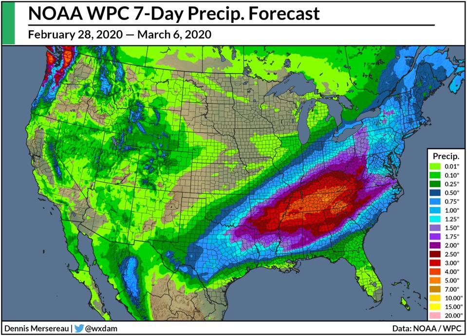 This Was An Exceptionally Wet And Mild Winter In The Southeast