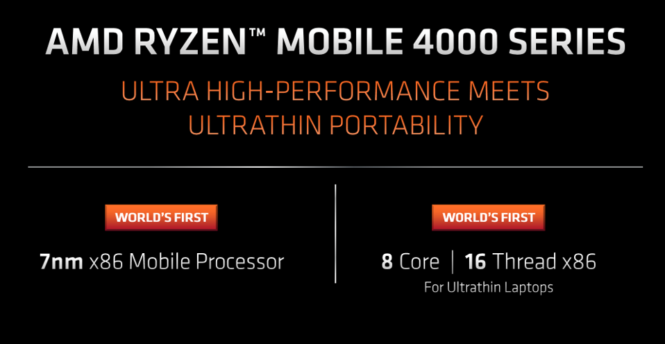 AMD’s Mobile Ryzen 4000 Series Is Looking Good So Far