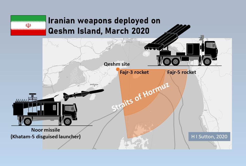 Iran Deploys Missiles Covering The Strait Of Hormuz