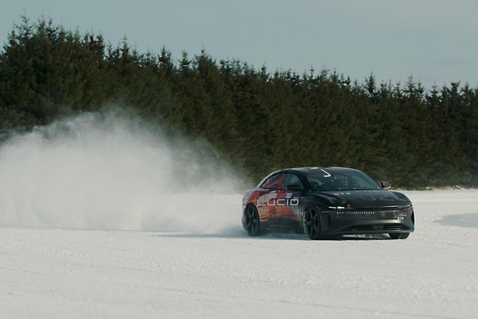 Lucid Takes Air EV For A Wintery Test Spin