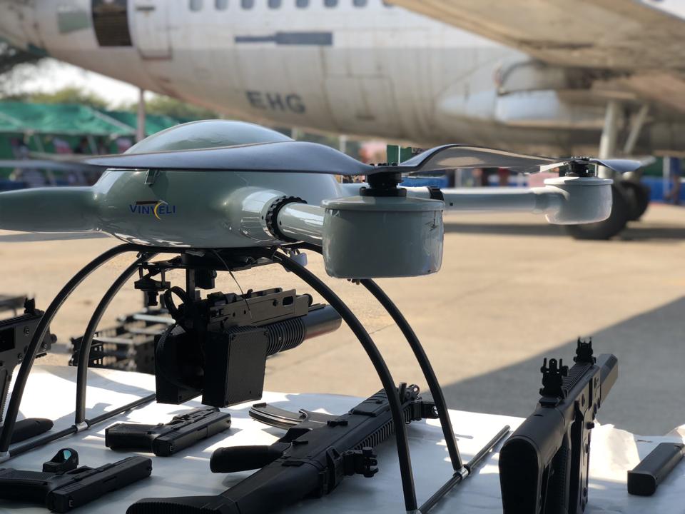 Farming Drone Goes From Plowshares To Grenade Launcher