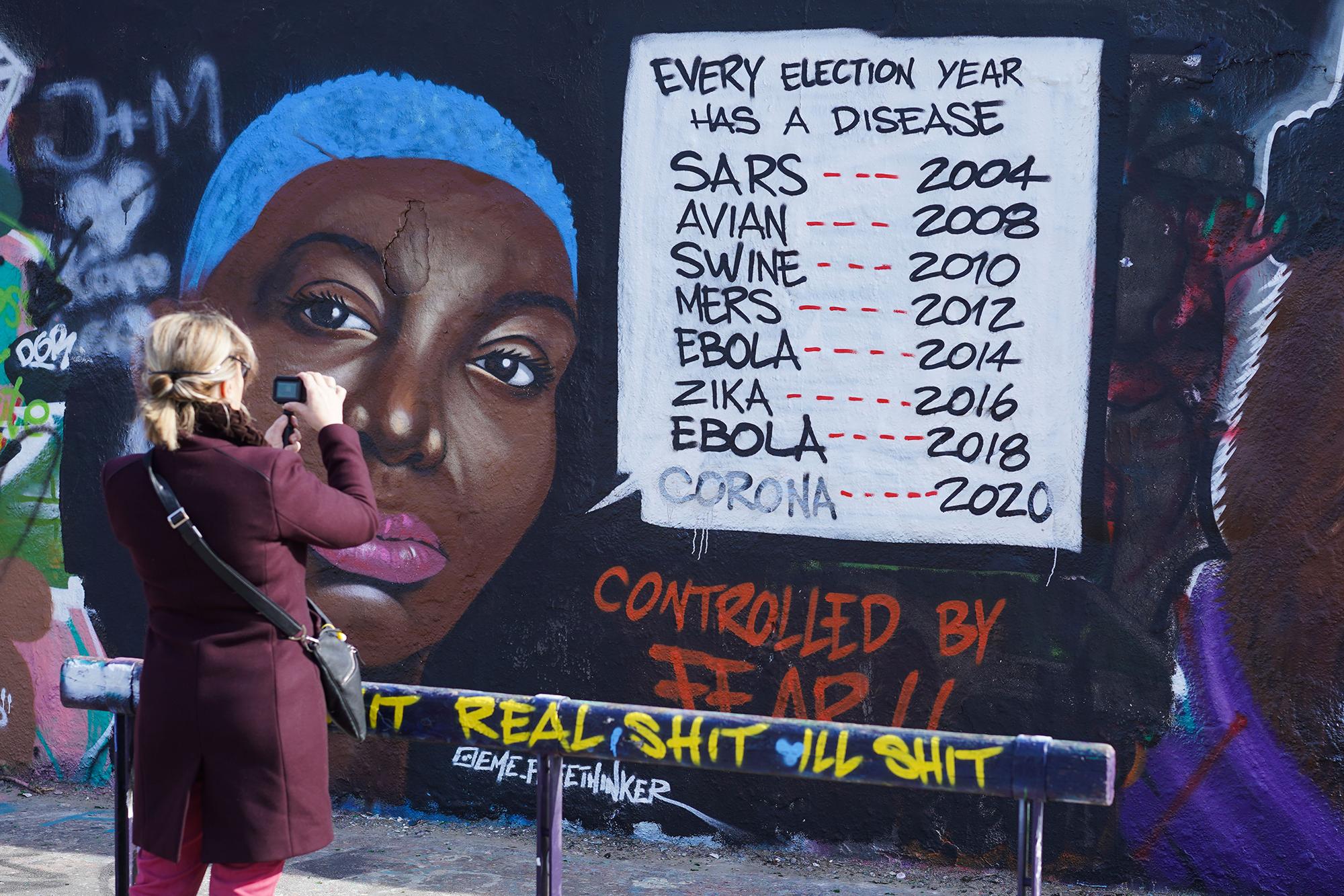 Covid On The Street: Pandemic Graffiti From Around The World