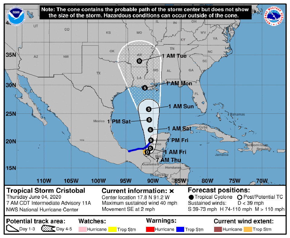 4 Things To Know About Historic Tropical Storm Cristobal Before It ...