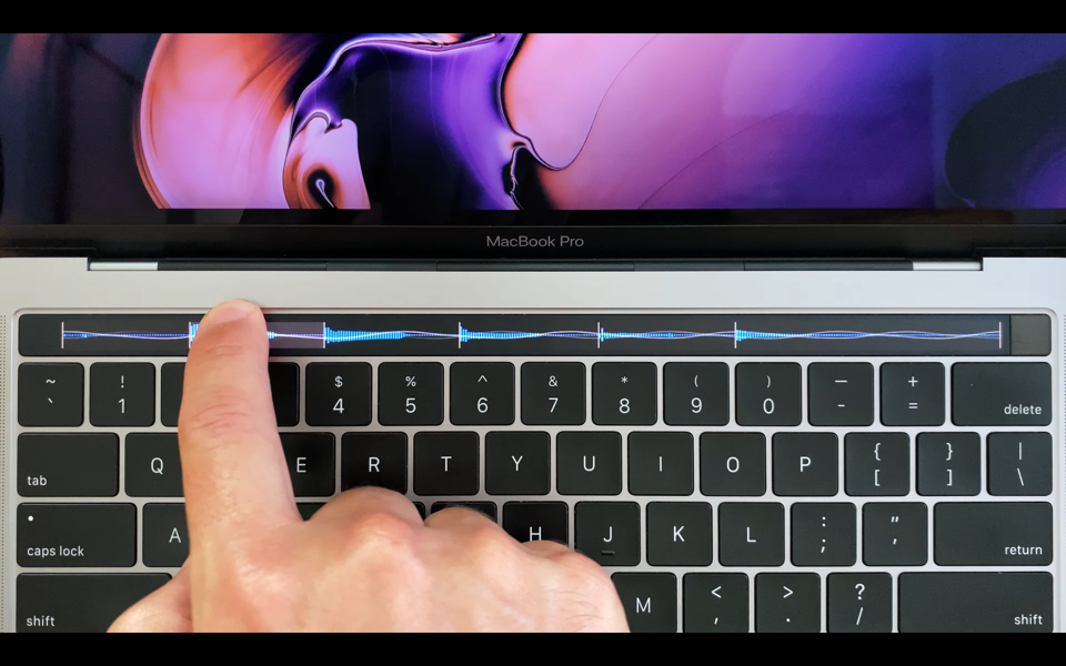 Samplr Might Be The Best App Yet For The MacBook Touch Bar