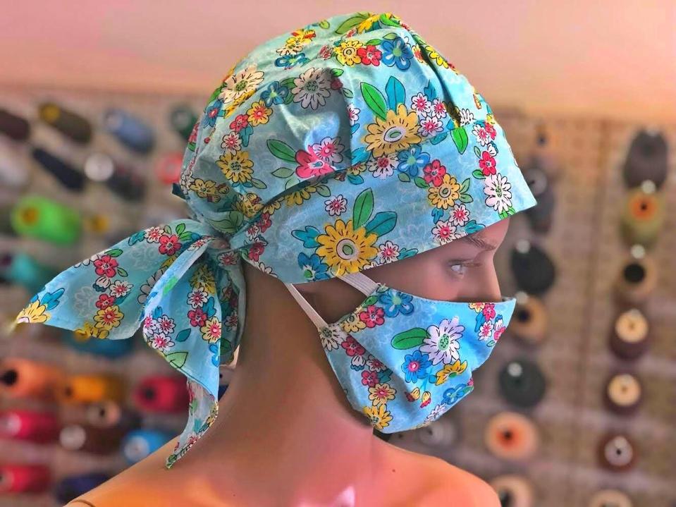 Sisters Design, Create, Donate Special Masks For Cancer Patients