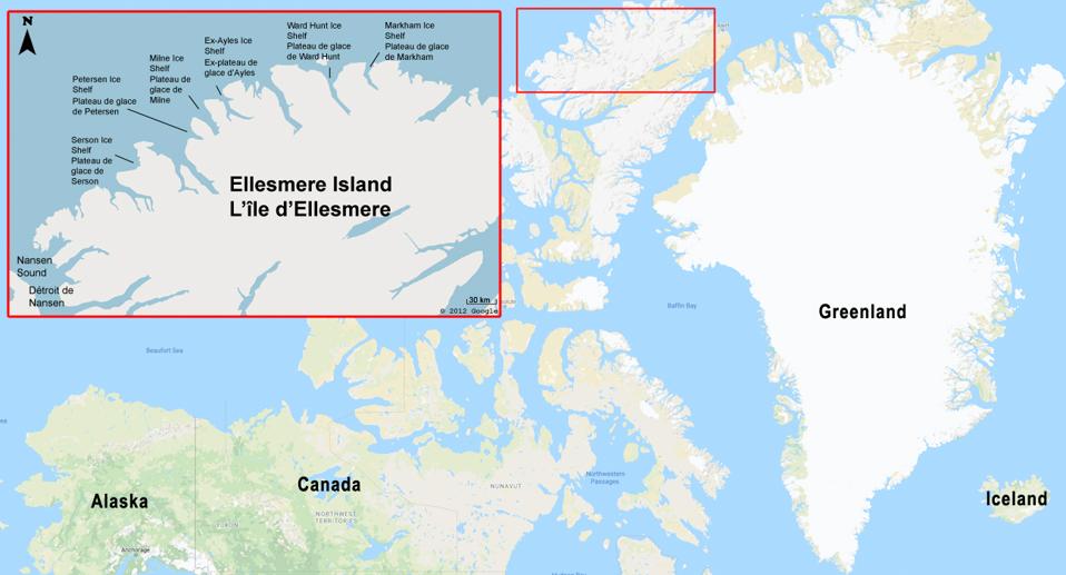 Fears Mont Blanc Glacier Might Fall, Last Ice Shelf In Canadian Arctic ...