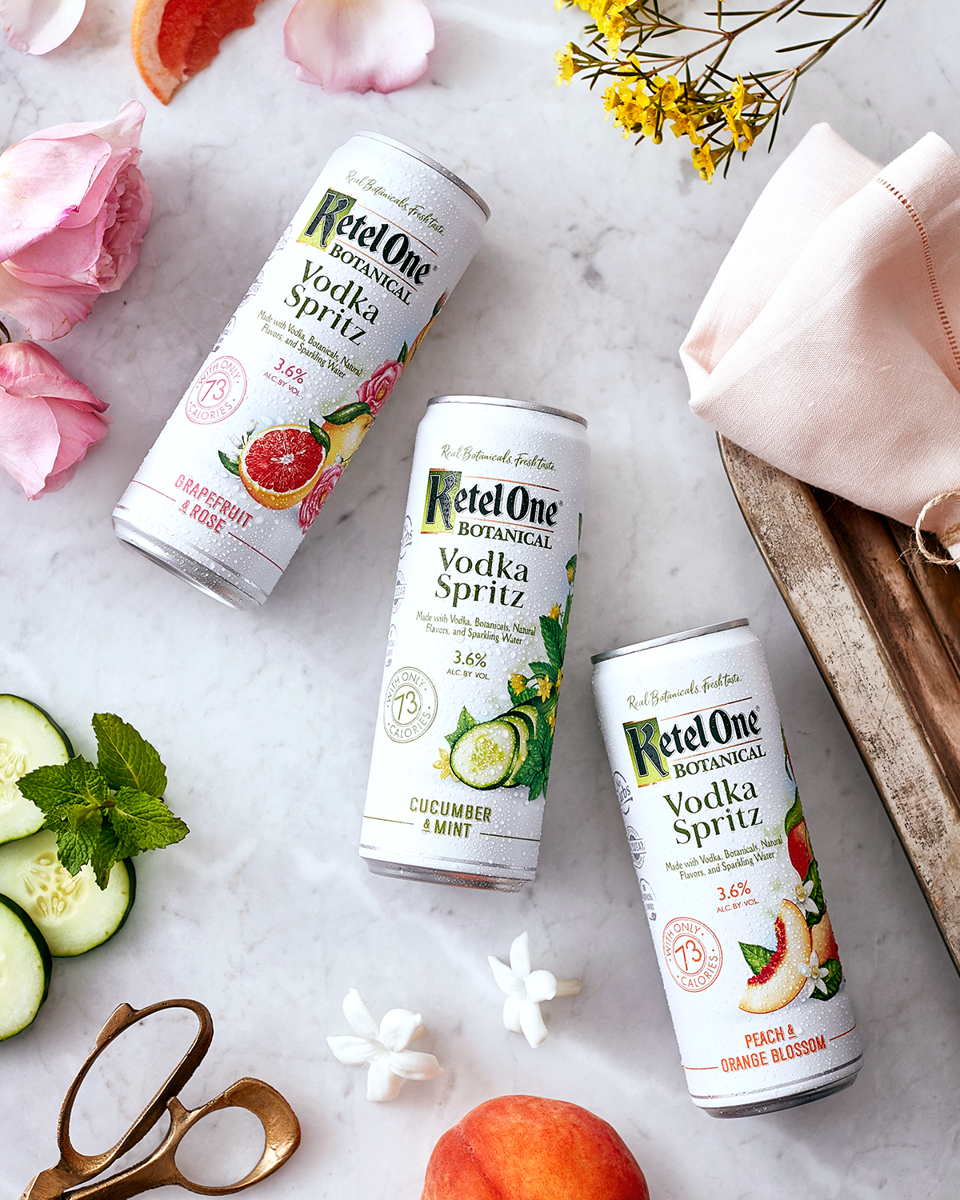 Ketel One’s First Canned Cocktail Is Here: The Botanical Vodka Spritz