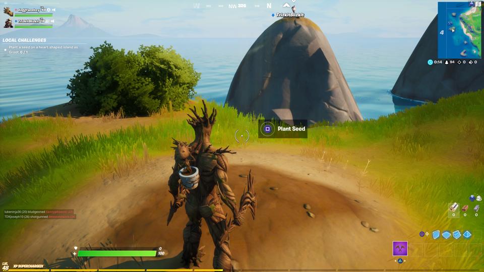 ‘Fortnite’ Groot Challenge: Where To Plant A Seed On A Heart-Shaped Island