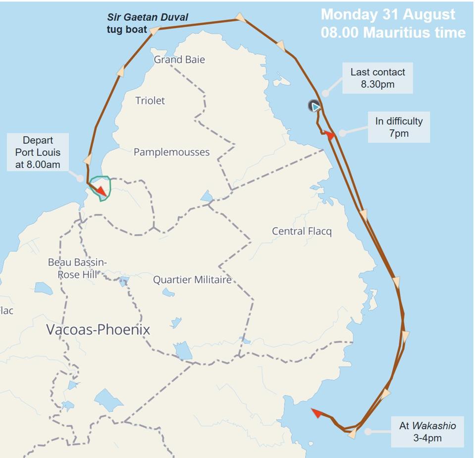 Satellites Capture Drama Of Deadly Wakashio Oil Tug Boat Sinking ...