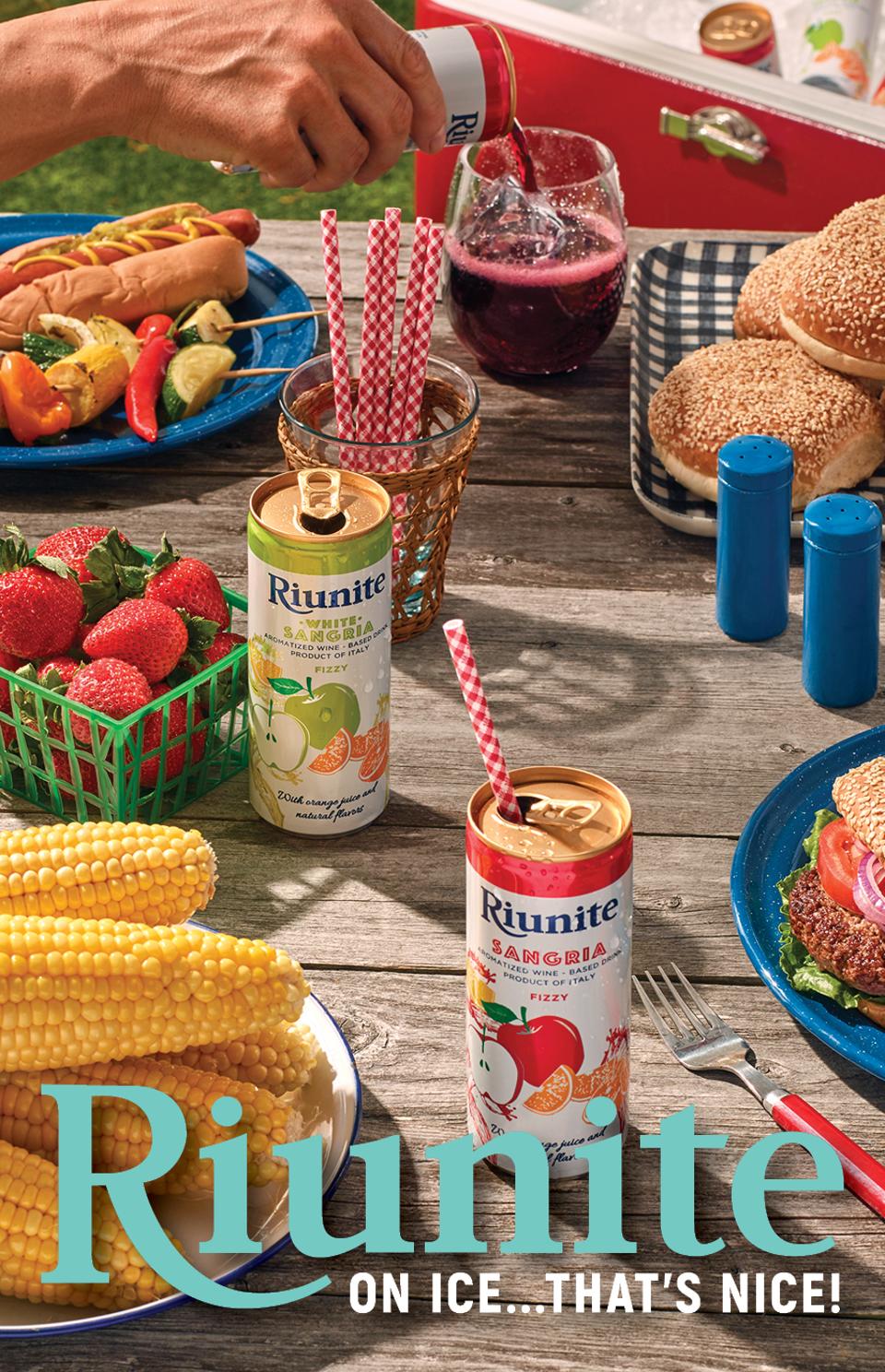 Riunite Is Still Nice To Drink – Both On Ice And Now In Cans