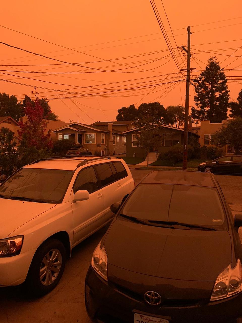Wildfire Plumes Turn Bay Area Skies Orange. Here’s What It Looks Like.