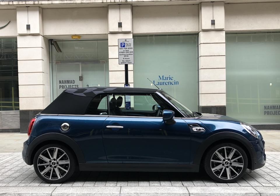 Driving The New Customized MINI Cooper S Sidewalk Convertible Edition
