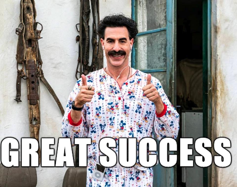 Amazon Proclaims Amazon s Borat 2 To Be Great Success Amazon Proclaims Amazon s Borat 2 To Be Great Success