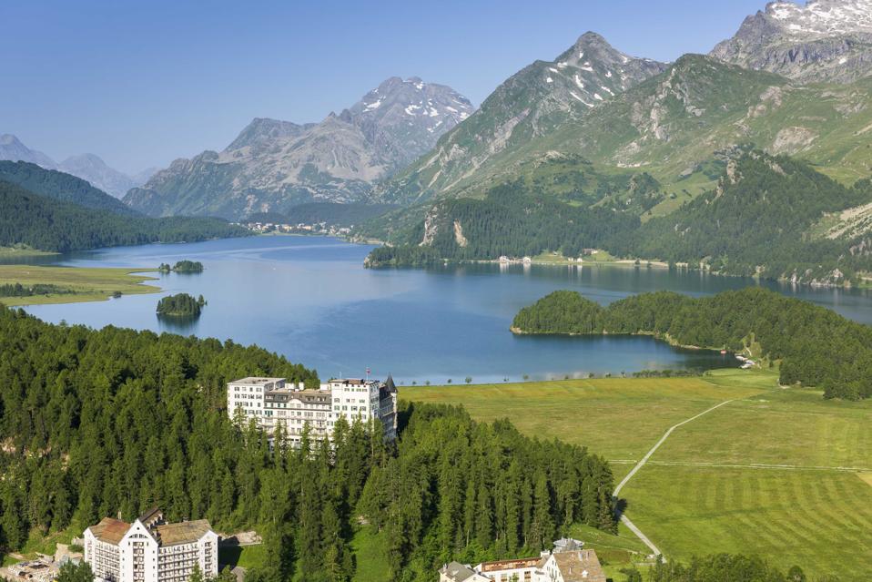 Far From The Bustling World In Sils Maria In Switzerland