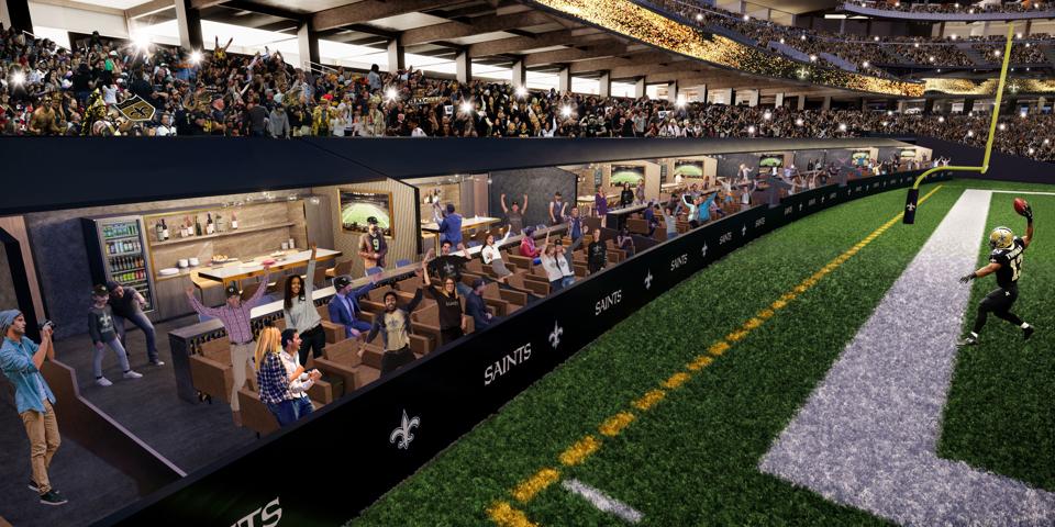 New Orleans Saints Adding Field-Level Suites To Superdome For 2021 NFL ...
