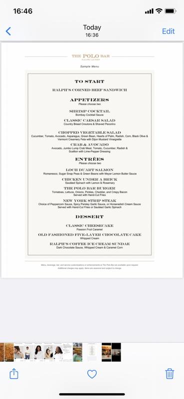 Exclusive Recipe & Private Dining As The Clubroom At Polo Bar By Ralph ...