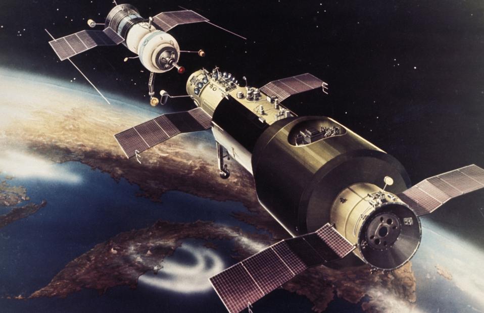 The World’s First Space Station Launched 40 Years Ago